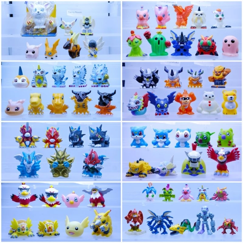 Digimon figure model gachapon งาน SD สวมนิ้ว ดิจิม่อน ฟิกเกอร์ โมเดล กา ...