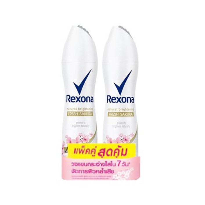 แพ็คคู่สุดคุ้ม Rexona Spray เรโซน่า 135 ml สเปรย์ลดเหงื่อ ระงับกลิ่นกาย ...