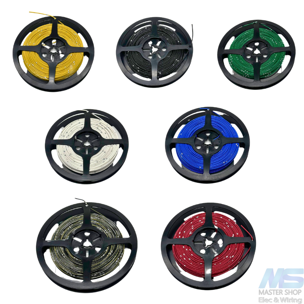 สายไฟรถยนต์ สายไฟ AVSS สายไฟตุ๊แกแท้ 0.3 - 1.25 sq.mm มาตรฐานเดียวกับโรงงานผลิตรถยนต์ | Shopee ...