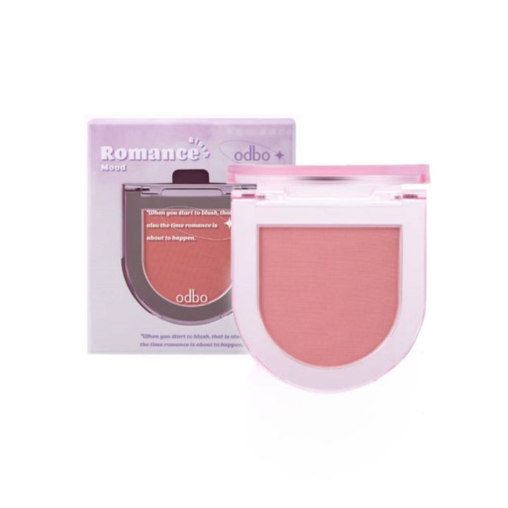 Odbo Romance Mood Blush (OD1319) 2.8g. โอดีบีโอ โรแมนซ์ มู้ด บลัช บรัชออน พิกเมนต์แน่น. | Shopee ...
