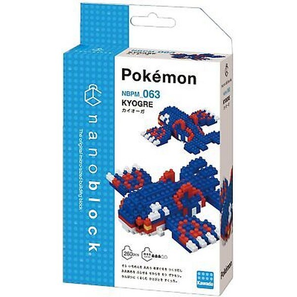 Kawada nanoblock Pokemon NBPM_063 Kyogre 4972825216781 (นาโนบล็อค) | Shopee Thailand