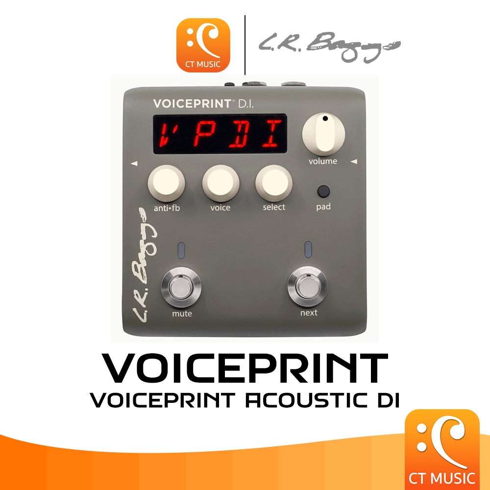 LR Baggs Voiceprint Acoustic DI เอฟเฟคกีตาร์โปร่ง | Shopee Thailand