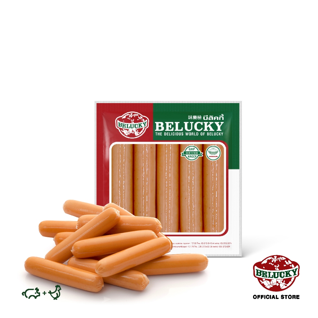 Belucky บีลัคกี้ Hotdog 4" ฮอทดอก 4 นิ้ว ( 150g / 2 blocks 500g / 1,000g ) | Shopee Thailand