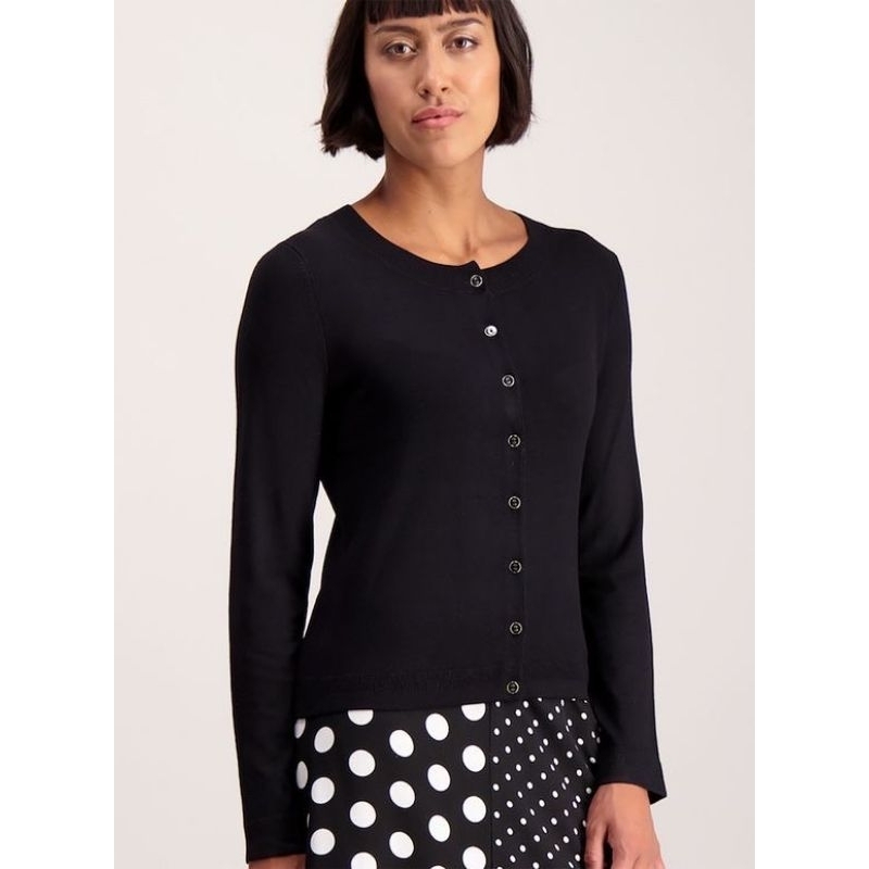 TU Black Button-Through Cardigan เสื้อคาร์ดิแกน ไหมพรมเนื้อนุ่ม อย่างดี ...