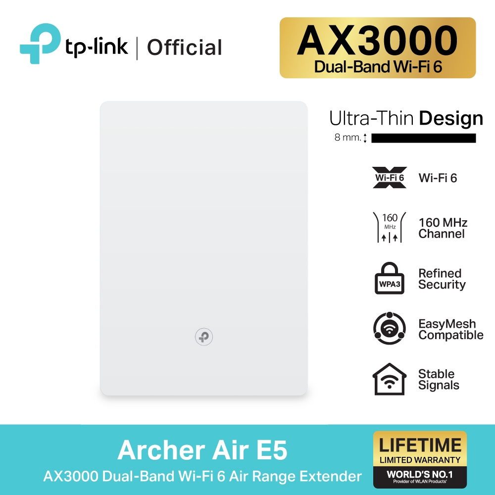 [New! WiFi 6] TP-Link Archer Air E5 (ตัวขยายสัญญาณ) / Archer Air R5 ...