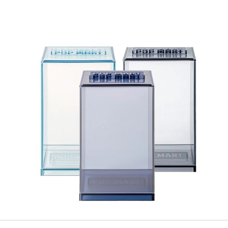 พร้อมส่ง กล่อง popmart pop display box 3 parts - ocean blue | Shopee ...