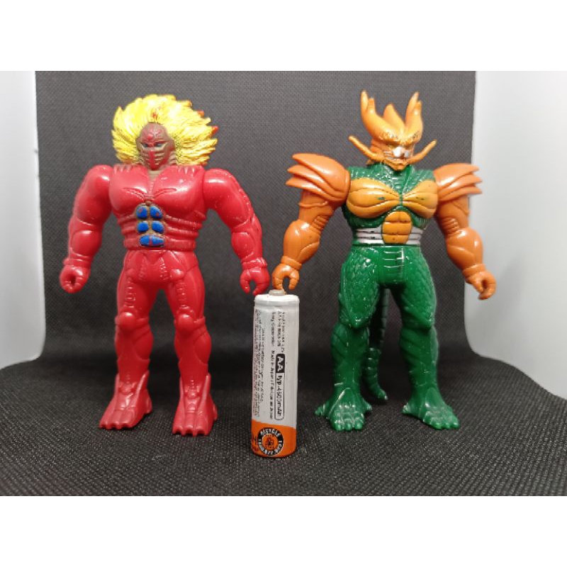 Takara Jushin Liger Dragon King Doruga Hero Showdown Set Mini Sofubi ...