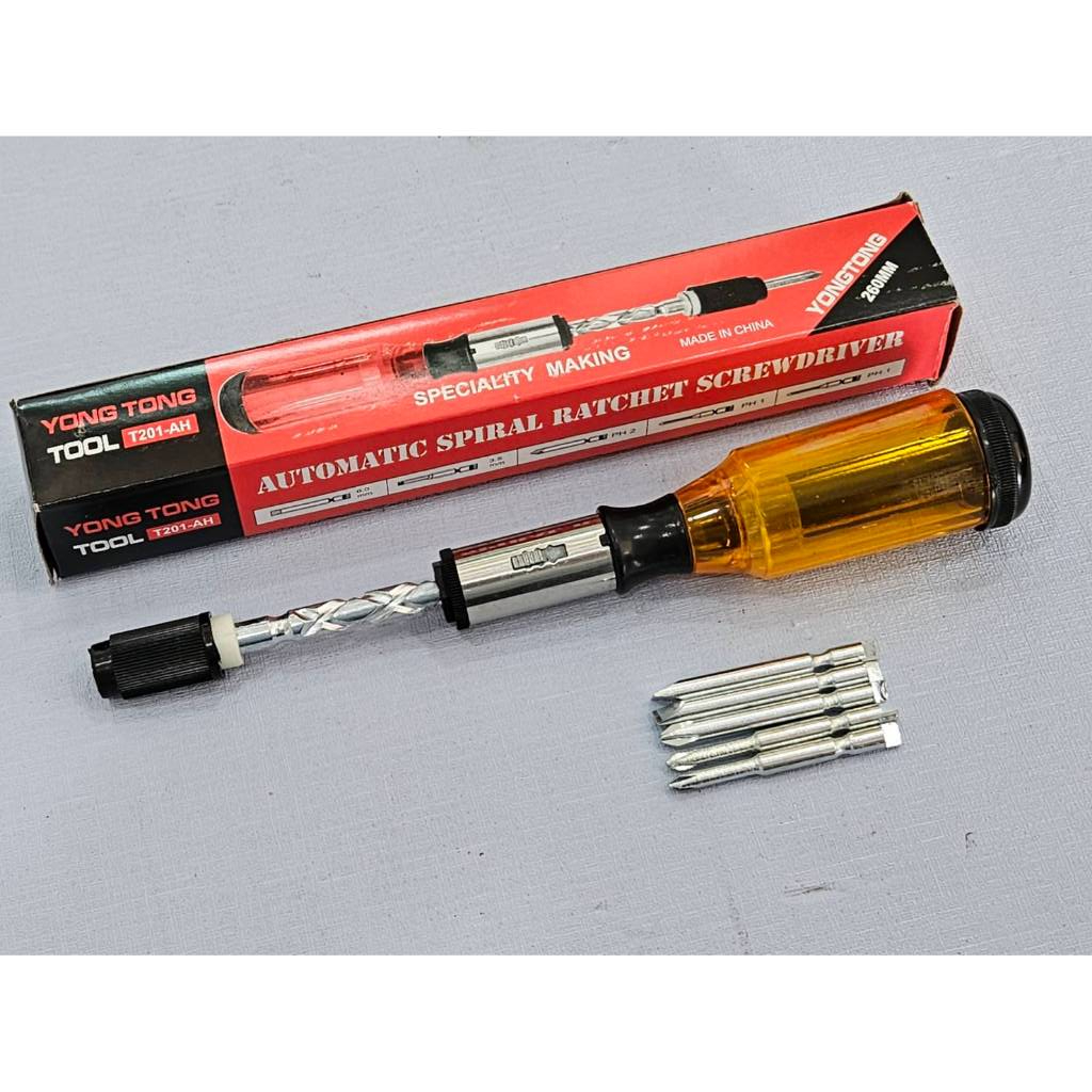 YT TOOLS ไขควงออโต้ บิดหลา ซ้าย-ขวา พร้อมดอกไขควง 5IN1 สินค้าพร้อมส่ง ...