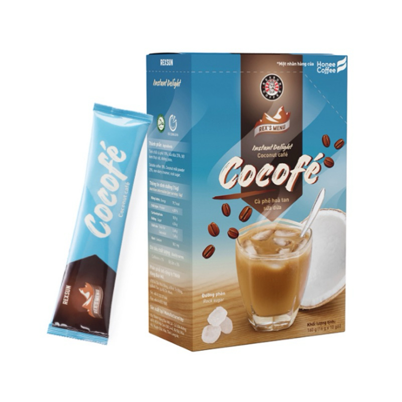 [Premium] Rexsun Cocofe กาแฟมะพร้าว 160g (16กรัม*10ซอง) กาแฟเวียดนาม ...