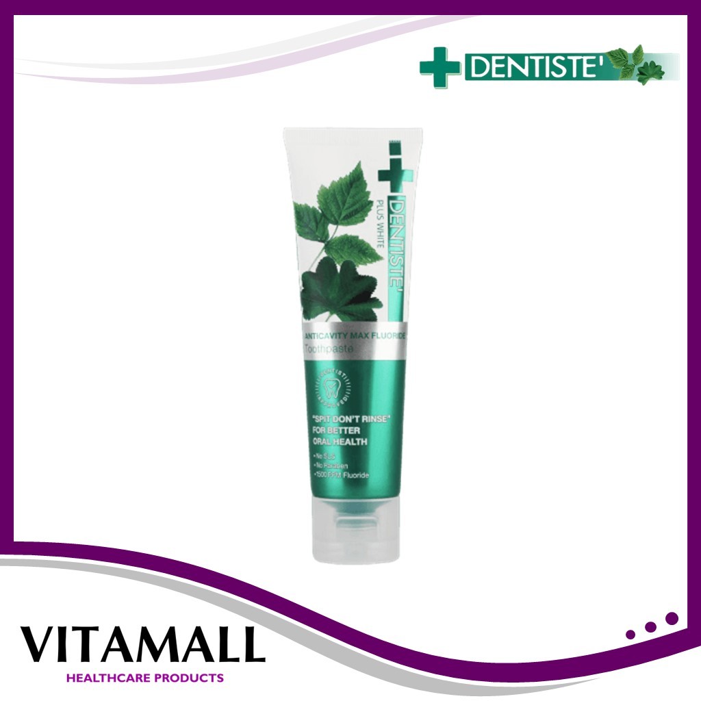Dentiste’ Anticavity Max Fluoride Toothpaste เดนทิสเต้ ยาสีฟันแห้ง ...
