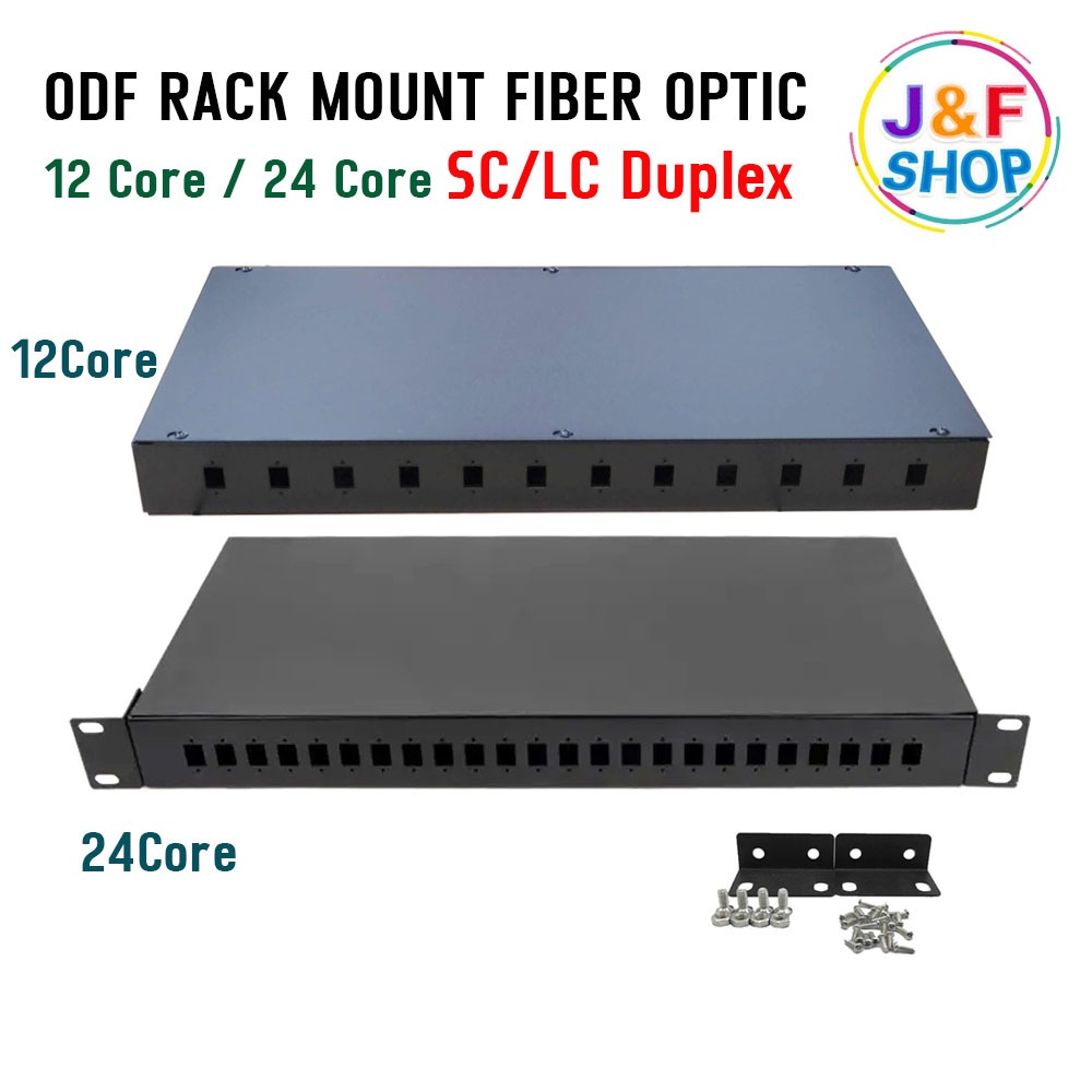 ODF RACK MOUNT 12 CORE 24 CORE SC/LC Duplex สำหรับงาน Fiber Optic Cable ...