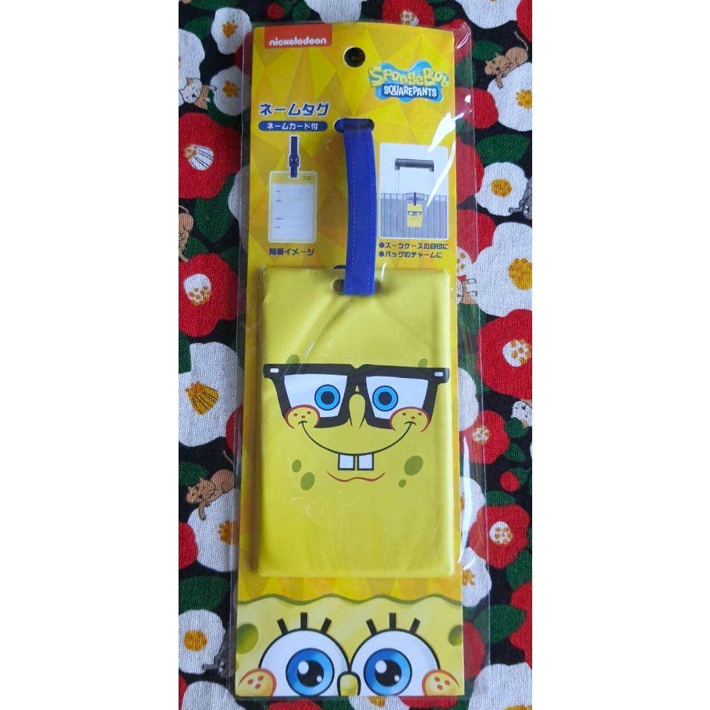 SpongeBob squarepants Tag ใส่บัตร / นามบัตร เขียน ชื่อ ป้ายชื่อ สพัน ...