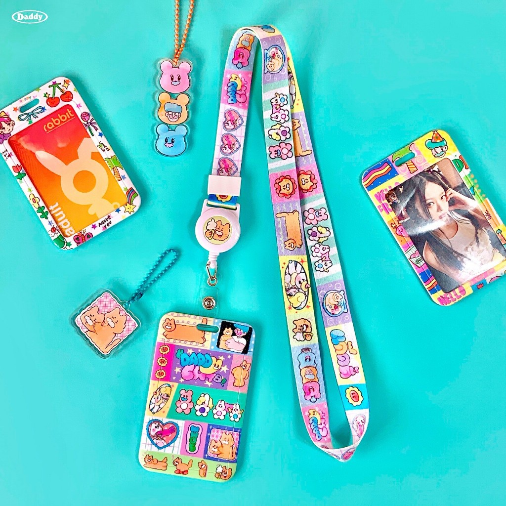 DADDY | Daddy Frame Card + Lanyard ( สายยาว) เฟรมการ์ดและสายคล้อง ลาย ...