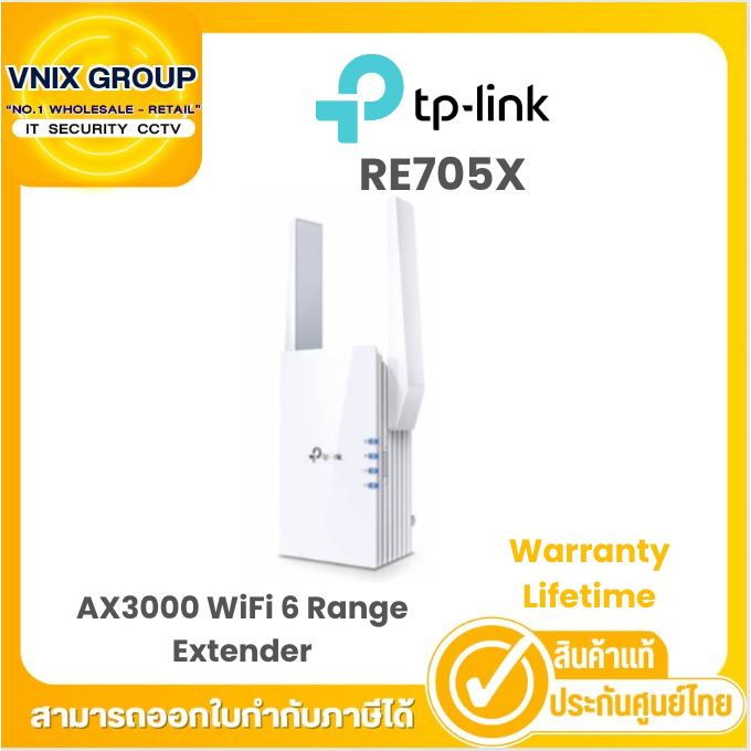 RE705X TP-Link AX3000 WiFi 6 Range Extender Warranty Lifetime | Shopee ...