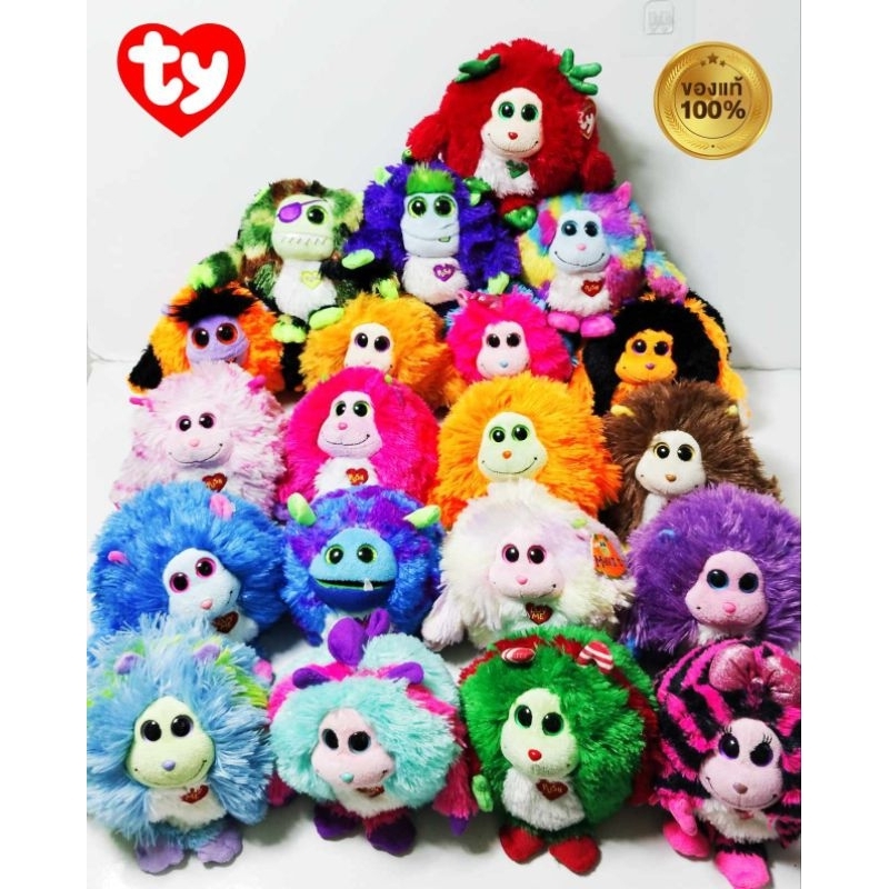 💥พร้อมส่ง💥 🩷FJ8🩷ตุ๊กตาty Monstaz ขนาด6นิ้ว (คละป้าย)🌈งานแท้🌈อัพเดต🩵 | Shopee Thailand