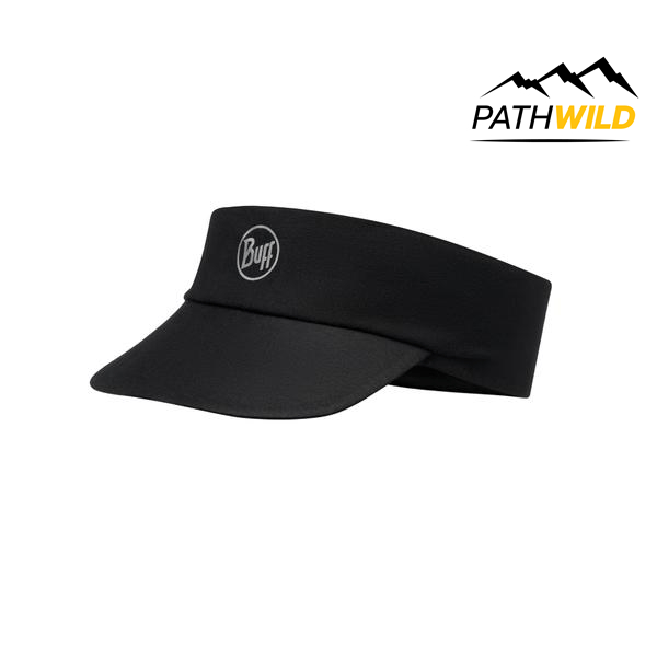 Buff Pack Run Visor R-Solid Black หมวกวิ่งบัฟ ม้วนพับได้เล็กกะทัดรัด พกพาสะดวก สำหรับใส่วิ่ง ...