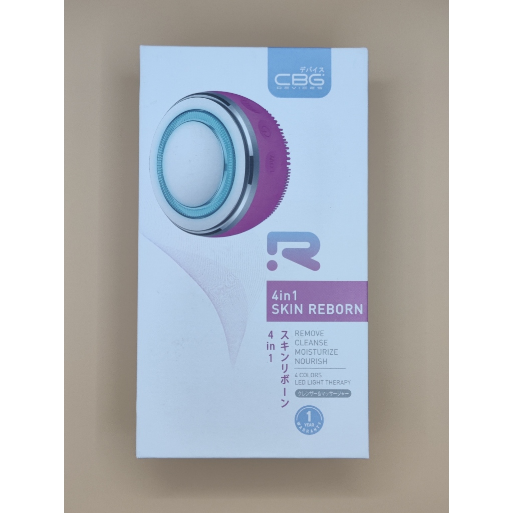 (มือ 2) CBG DEVICES 4in1 Skin Reborn เครื่องล้างหน้าและผลักครีมเข้าผิว ...
