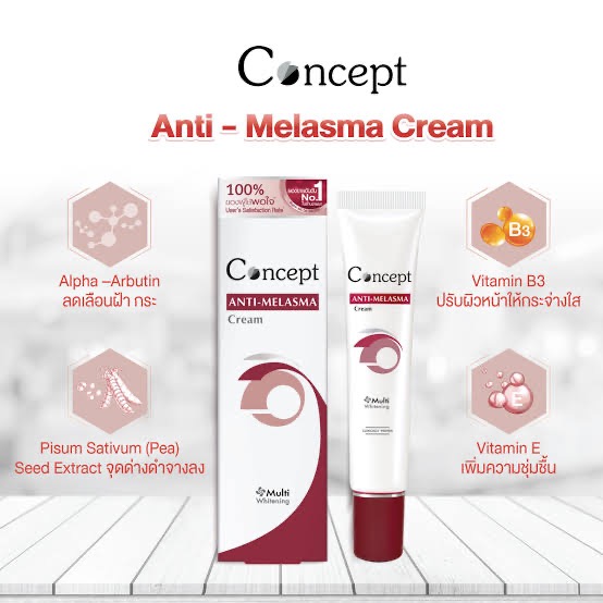 Concept Anti-Melasma Cream 24g | Shopee Thailand
