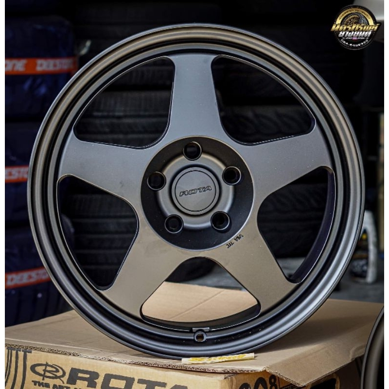ล้อ Rota ลาย Spoon 17x8.5 et35 สเปค 5 รู 114 สีดำด้านและสีขาว ราคา 1 วง ...
