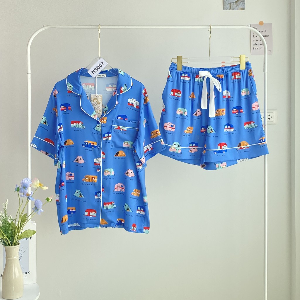 ชุดนอน Muslin Pet [ โค้ด MUSMAR100 ลด 100 ฿] ชุดนอนSilk Satin( รุ่น ...