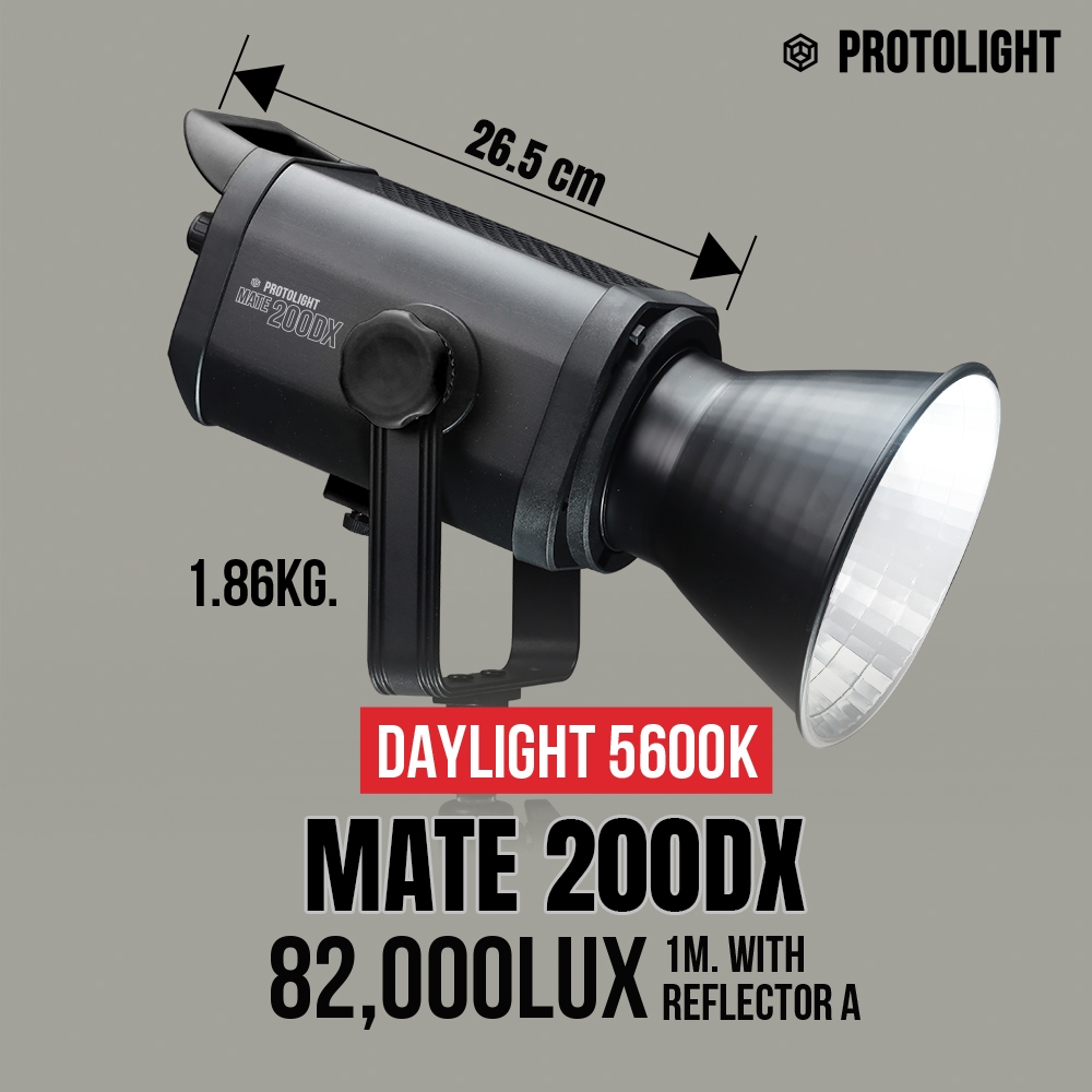 Protolight Mate 200/300 DX/BX LED COB ไฟต่อเนื่องสตูดิโอ ช่างภาพใช้เป็นไฟถ่ายรูป VDO ไลฟ์สด งาน ...