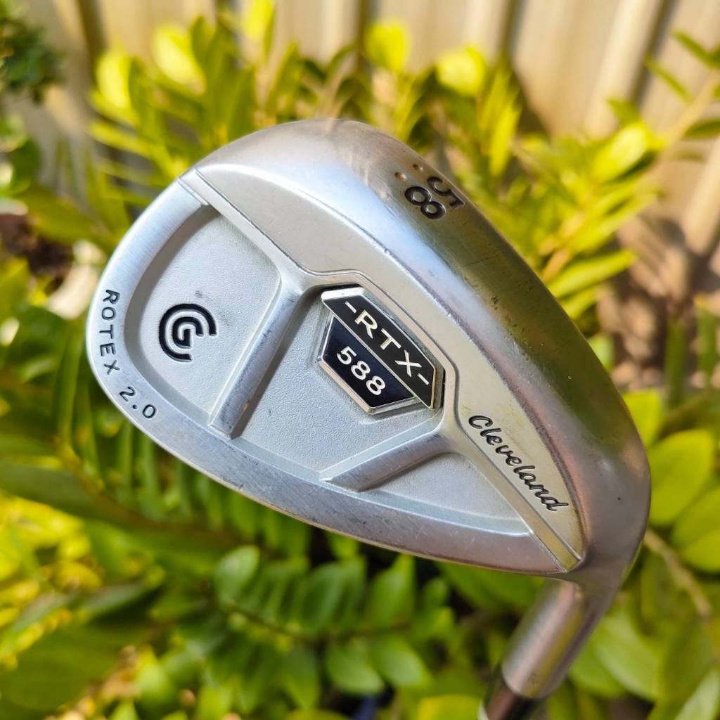 [ผ่อน] WEDGE CLEVELAND RTX 588 องศา 58 BOUNCE 12 ก้าน N.S.PRO 950 GH FLEX S หน้า ROTEX 2.0 ร่อง ...