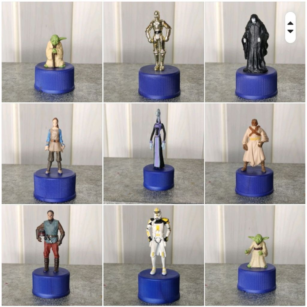 โมเดล ฝาเป๊ปซี่ สตาร์วอร์ pepsi star wars pepsi caps เต็มตัว set2 | Shopee Thailand