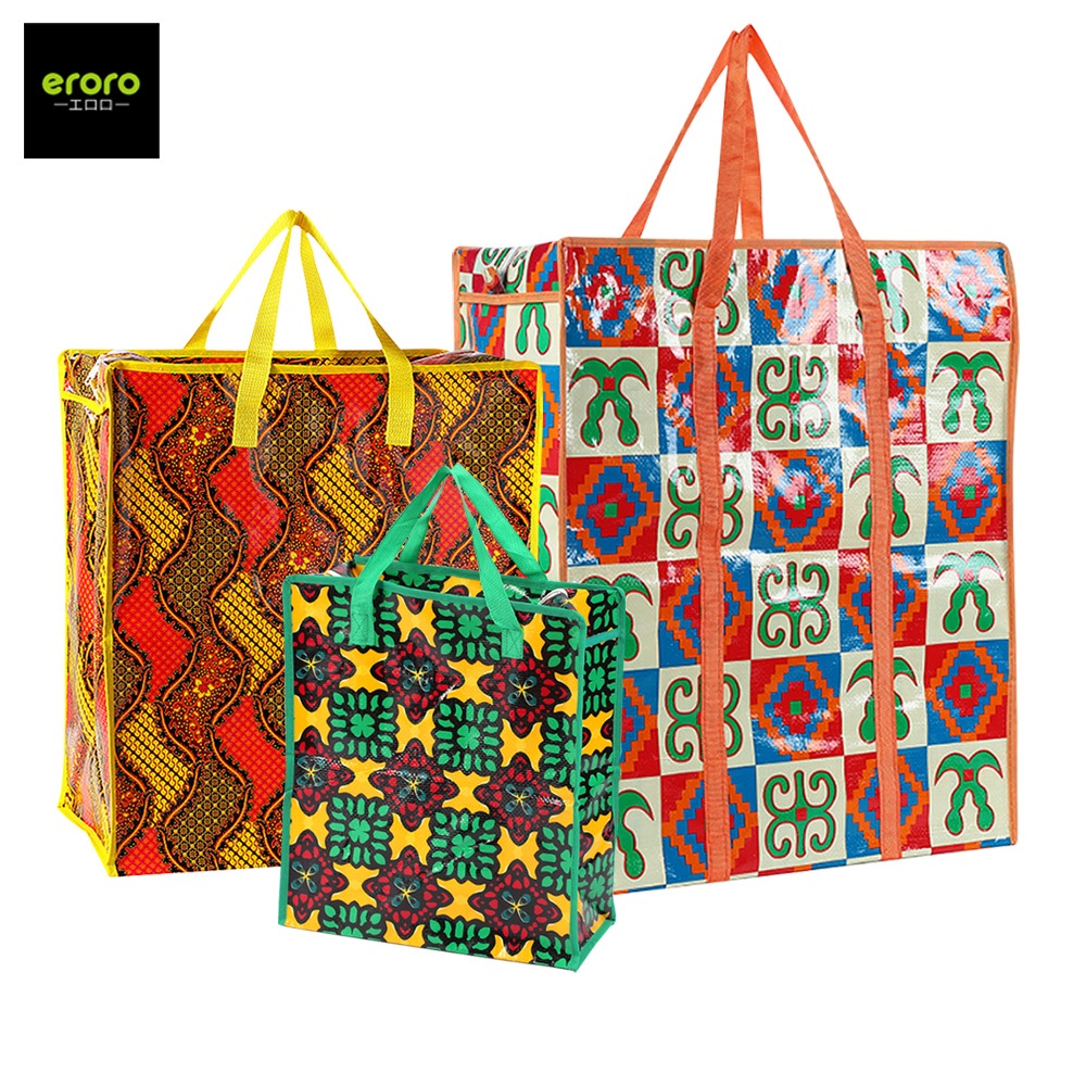 ERORO ถุงกระสอบ มีซิปเปิด-ปิด sack bag กระเป๋ากระสอบ จุของได้เยอะ ไม่ฉีกขาดง่าย | Shopee Thailand