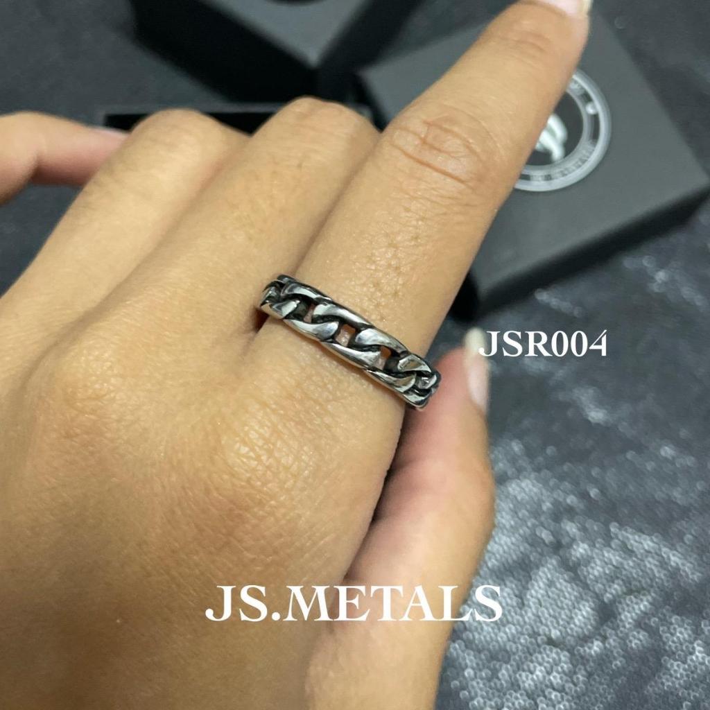METALS แหวนโซ่ Ring Chain 5 mm สแตนเลส316L ไม่ลอก โดนน้ำได้ ใส่ได้ ...