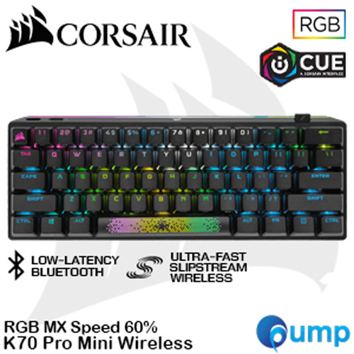 Corsair K70 Pro Mini Wireless RGB 60% Mechanical Gaming Keyboard - MX Speed/Black | Shopee Thailand