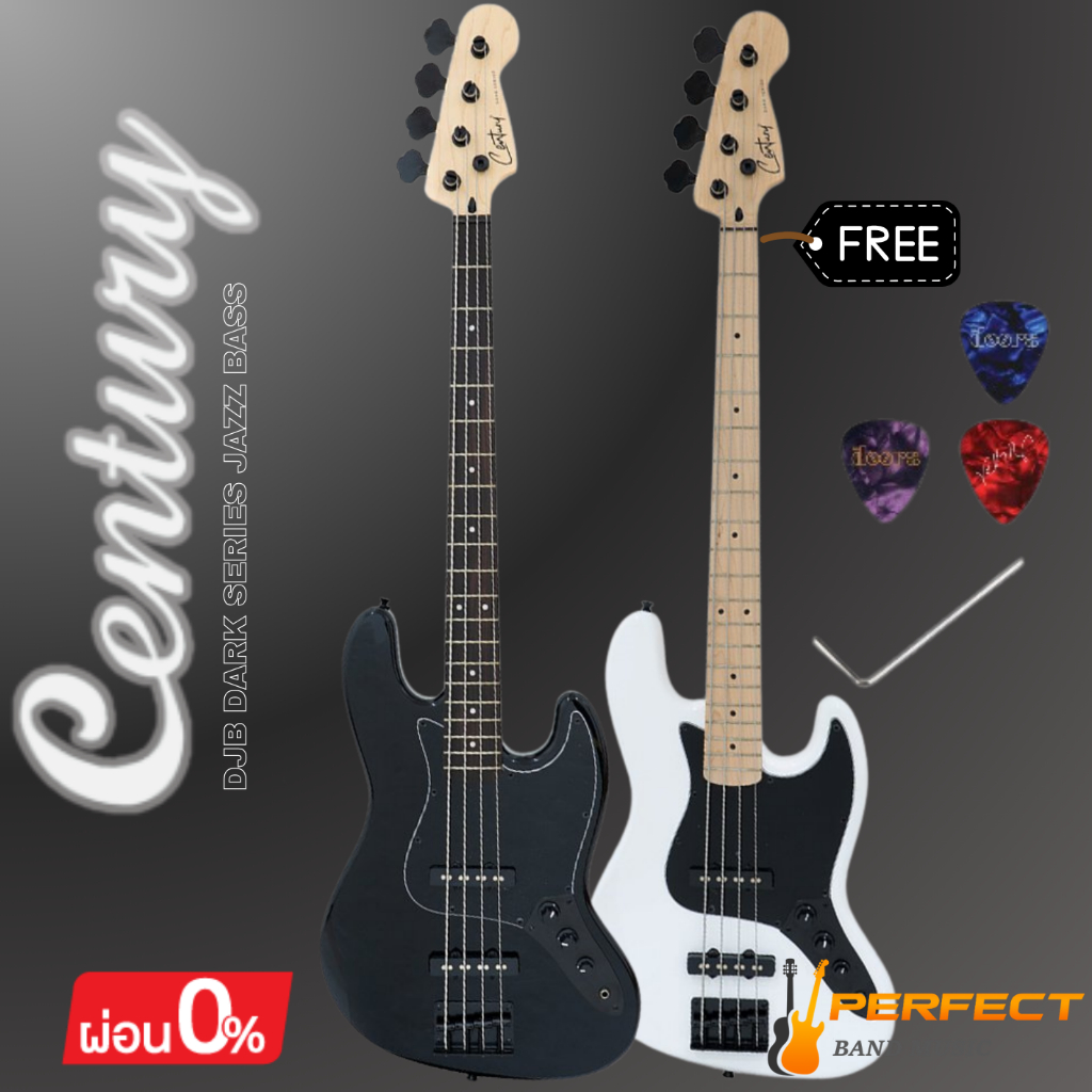 Century Dark Series Jazz Bass เบสไฟฟ้า 4 สาย | Shopee Thailand