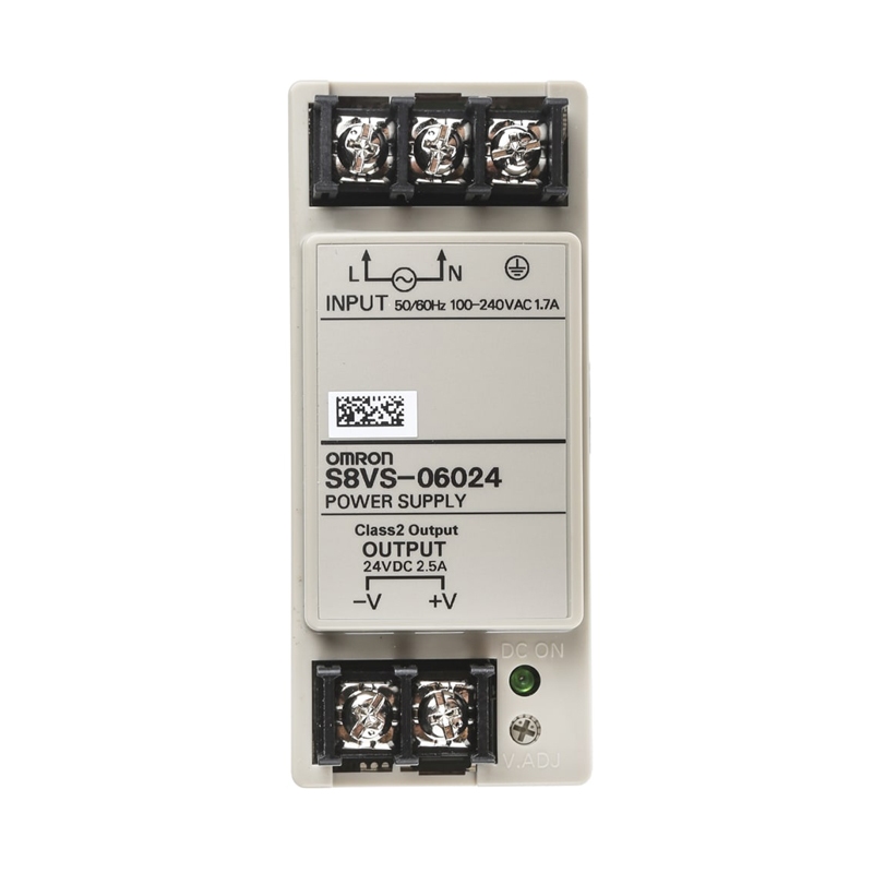 ใหม่ Omron S8VS-06024 โหมดสวิทช์ราง DIN แหล่งจ่ายไฟ 24V dc dc เอาต์พุต,2.5A เอาต์พุต,60W ...