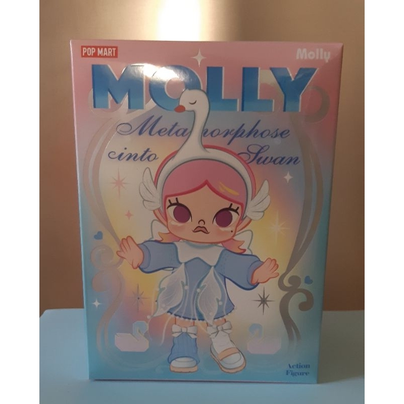 (พร้อมส่ง) Pop Mart Molly Metamorphose into Swan Action Figure - น้อง ...