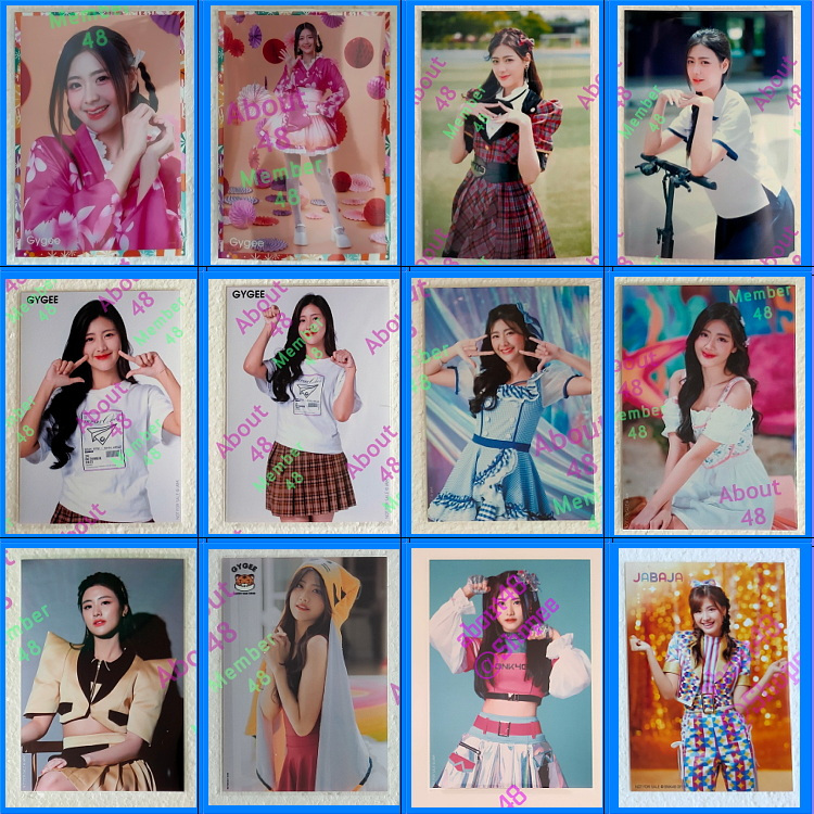 [ จีจี้ BNK48 ] (2) รูปปก รูปสุ่ม Kibouteki Gingham จาบาจา ฤดูใหม่ วาโรตะ Gygee Bnk รุ่น2 (2 ...