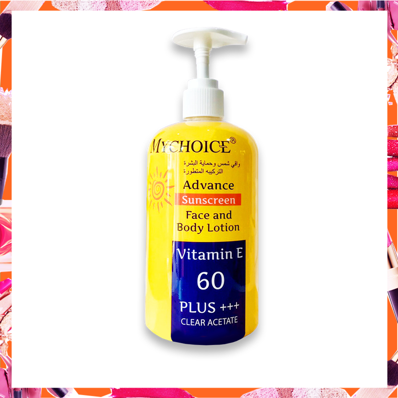 Mychoice แบบขวดสีเหลืองโลชั่นกันแดด (มายช้อยส์) กันแดด 50 PA+++ UVA ...