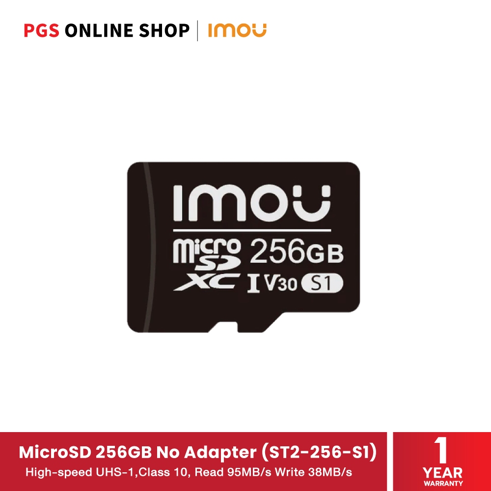 IMOU Micro SD 256GB No Adapter Read 95MB/s Write 38MB/s | Shopee Thailand