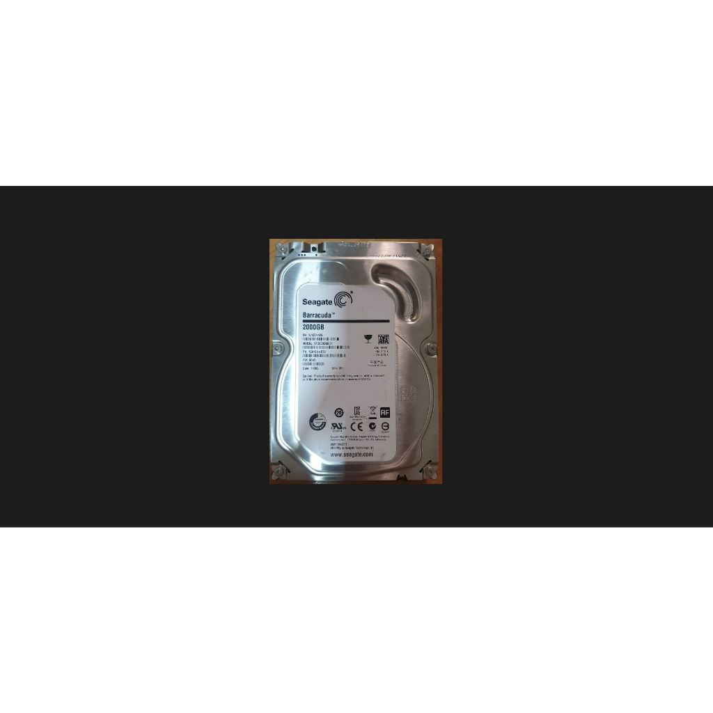 HDD (ฮาร์ดดิส) SEAGATE BARRACUDA 2000GB ฮาร์ดดิสก์ความจุ 2000GB ...