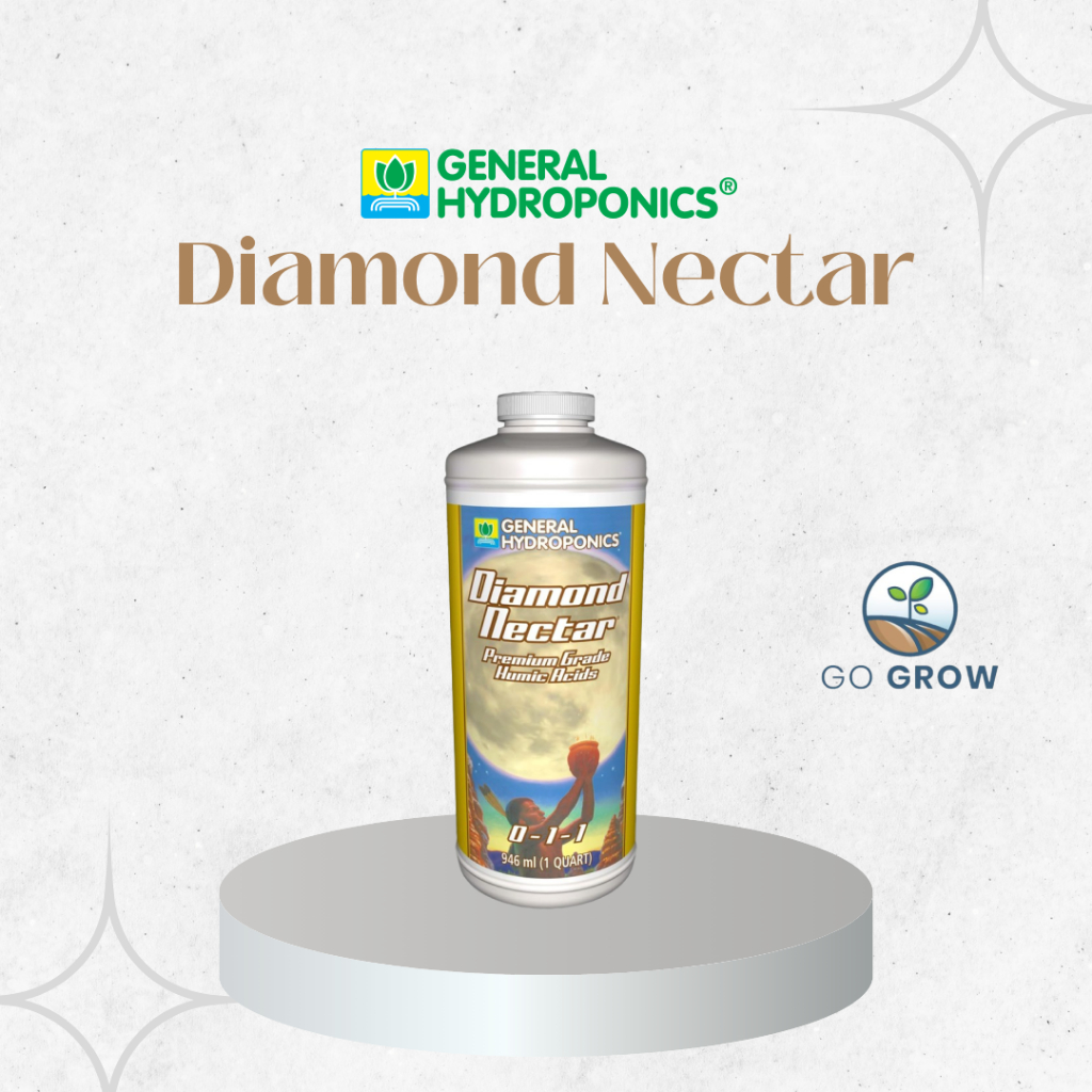 [ขวดแท้] General Hydroponics Diamond Nectar 1L ,4L ปุ๋ยเสริมเร่งการดูด ...
