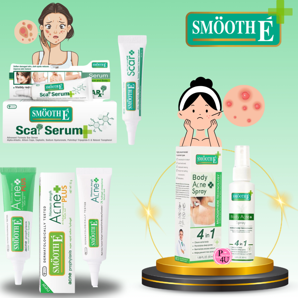 SMOOTH E ACNE HYDROGEL PLUS GEL/Acne hydrogel/Acne Scar Serum/Smooth E ...