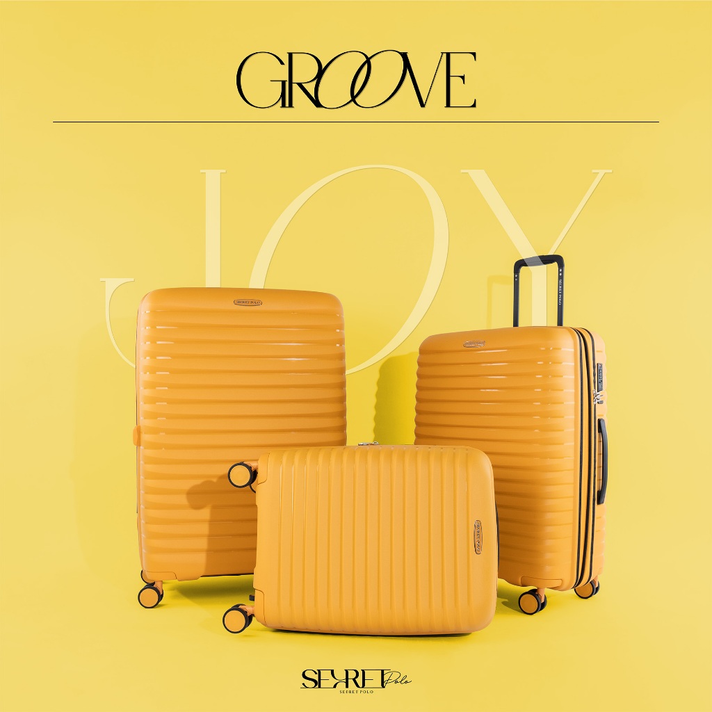 SECRET POLO เซตกระเป๋าเดินทาง คอลเลคชั่น GROOVE | Shopee Thailand