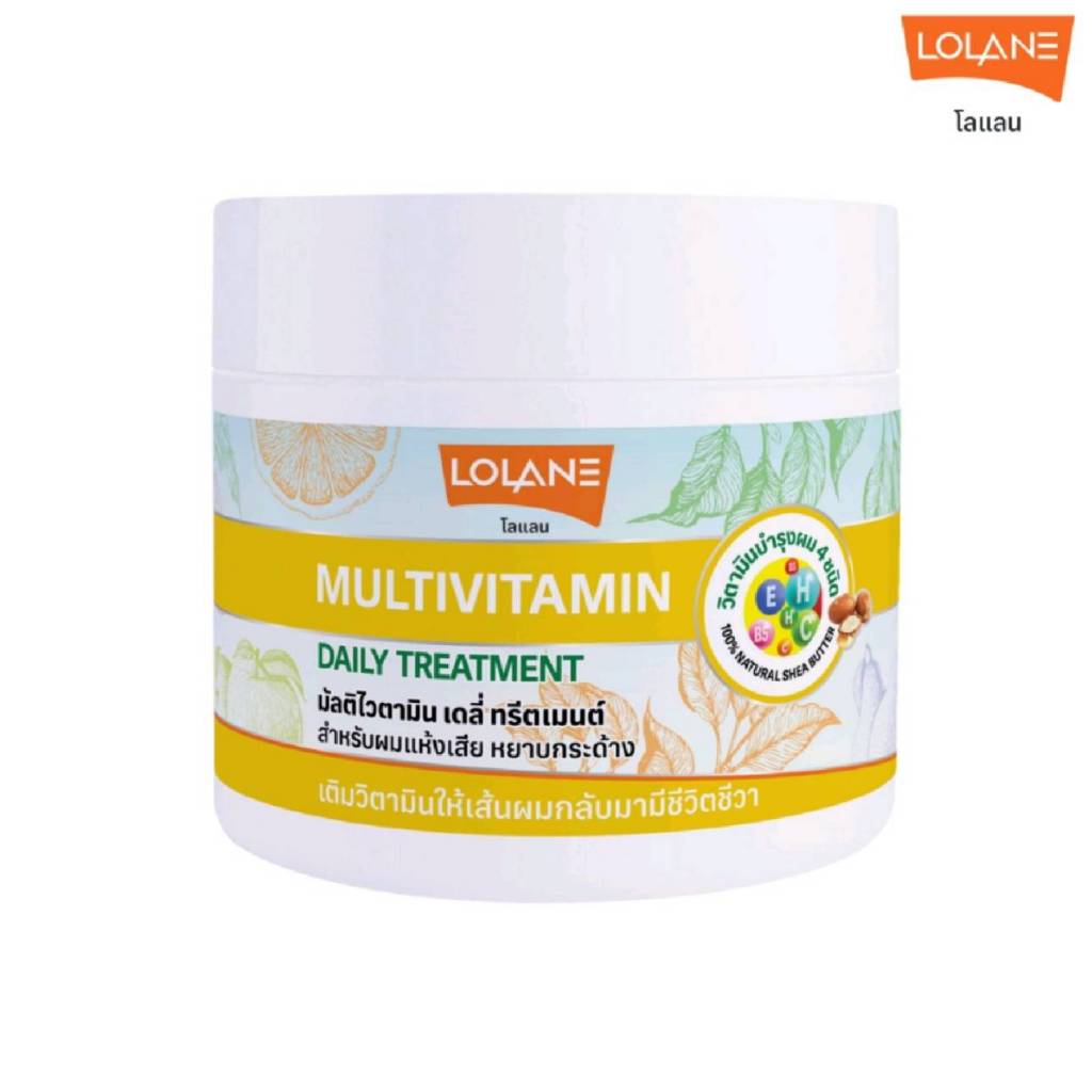 Lolane Multivitamin Daily Treatment โลแลน มัลติไวตามิน ผมแห้งเสีย หยาบ ...