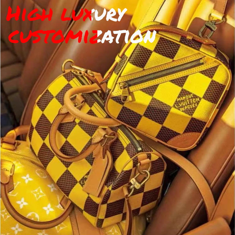 LV Louis Vuitton CHESS Series หลุยส์วิตตอง สายสะพายไหล่ถอดออกได้ ...