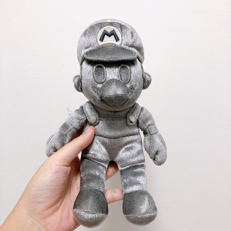 ตุ๊กตาซุปเปอร์มาริโอ้ซิลเวอร์ Silver Super Mario Little buddy All Star ...