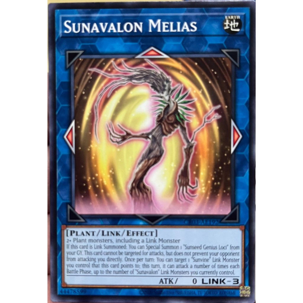 Yugioh Asia-Eng [CR03-AE192] Sunavalon Melias (Common) การ์ดยูกิแท้ถูก ...