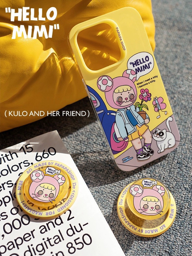 [พร้อมส่ง!!!] Baby KULO HELLO MIMI! iPhone case MagSafe & Phone holder ...