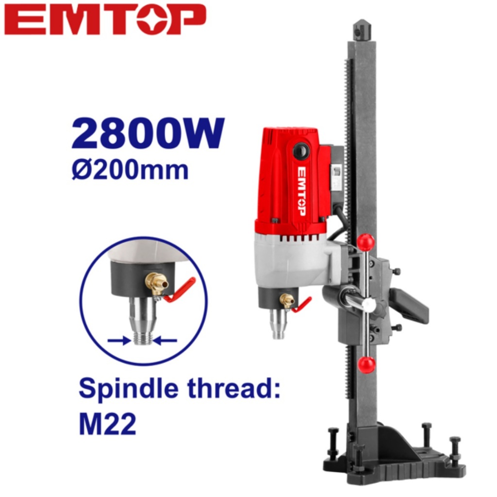 EMTOP เครื่องคอริ่ง 2800 วัตต์ รุ่น EDDM28002 (Diamond Drilling ...