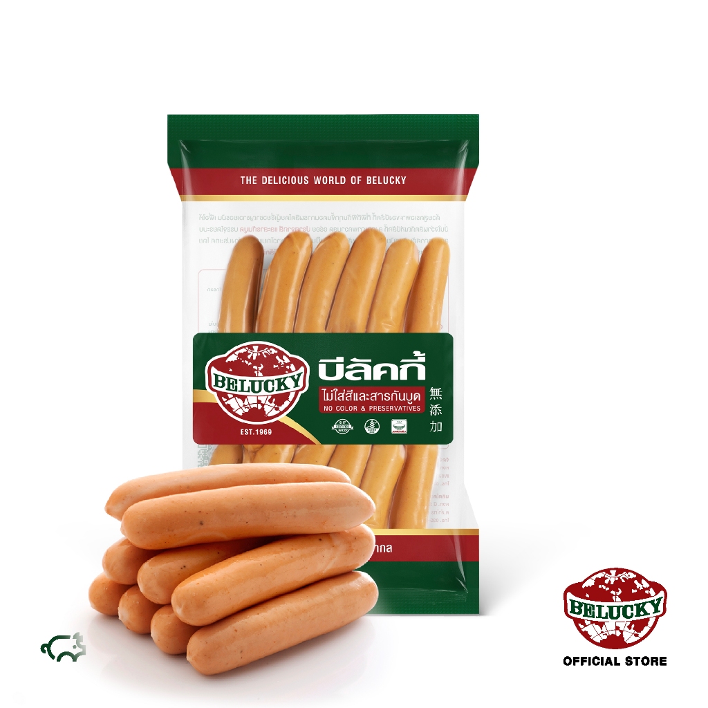 Belucky บีลัคกี้ Breakfast Sausage เบรคฟัสต์ ซอสเซจ ( 500g / 1,000g) | Shopee Thailand