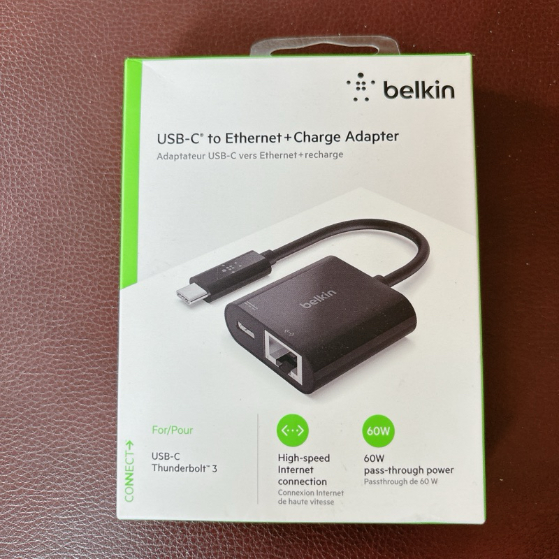 Belkin USB-C to Ethernet+Charge Adapter | Shopee Thailand