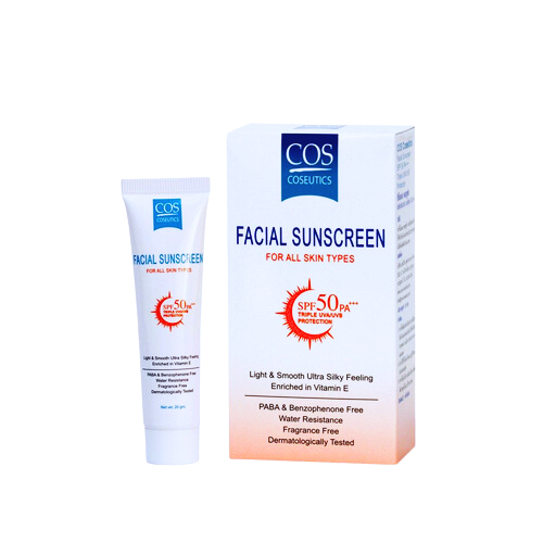 รวม COS Coseutics Facial Sunscreen/Intensive white/Anti-Acne Gel Rapid ...