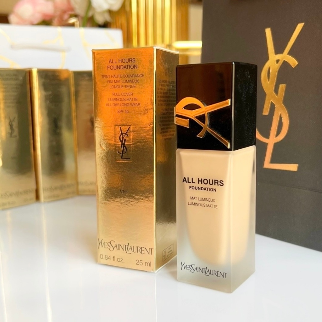 รองพื้น YSL All Hours Foundation All Day Long Wear 25 ml # MN4 - ผิวสองสี | Shopee Thailand